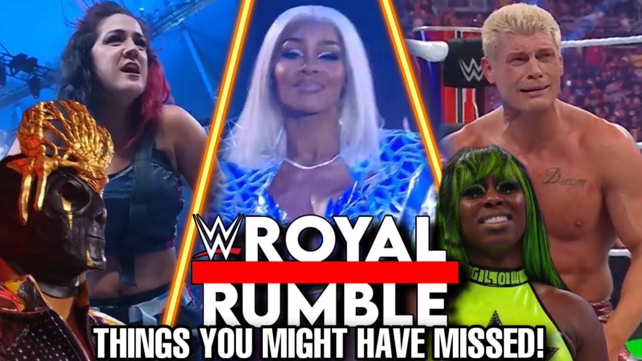 THINGS YOU MIGHT HAVE MISSED! WWE ROYAL RUMBLE! CODY RHODES WINS THE ...