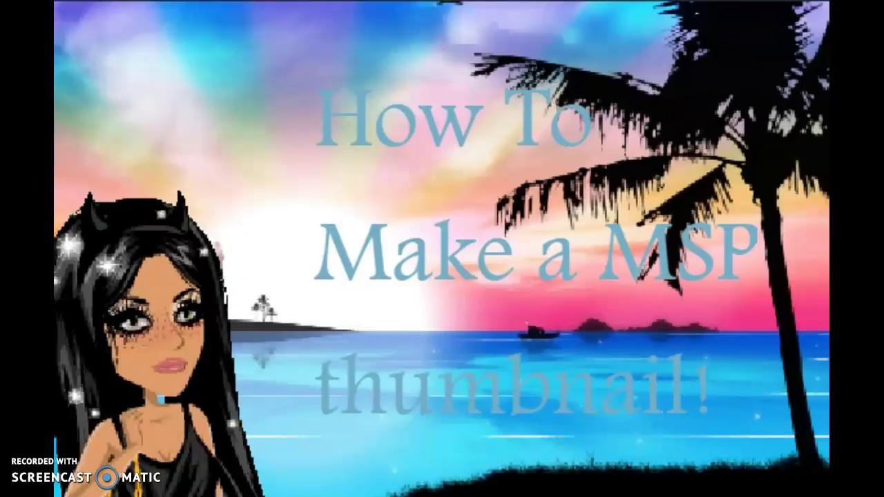 How To Make a MSP Thumbnail |Bxsically Ava| - YouTube