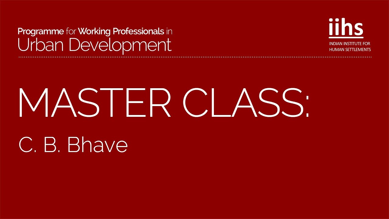 Masterclass | Change Management by C.B. Bhave - YouTube