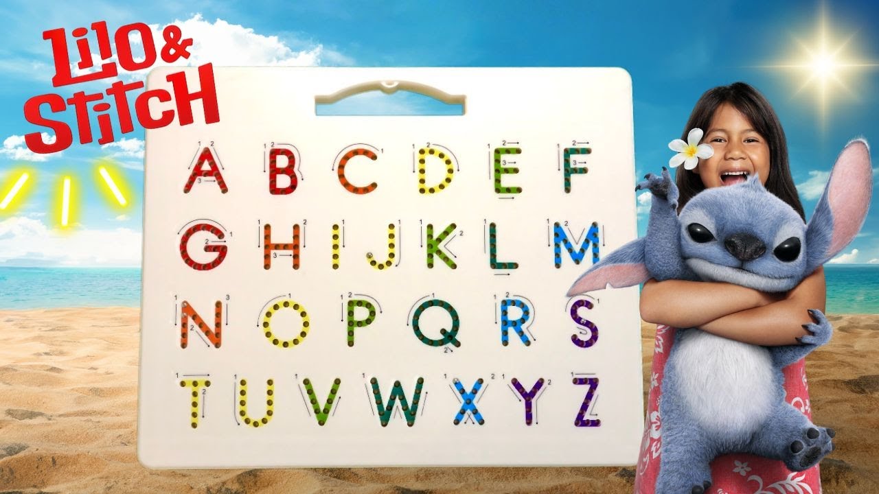 Lilo and Stitch 2025 ABC - Lean the to write the alphabet with Magnatab ...