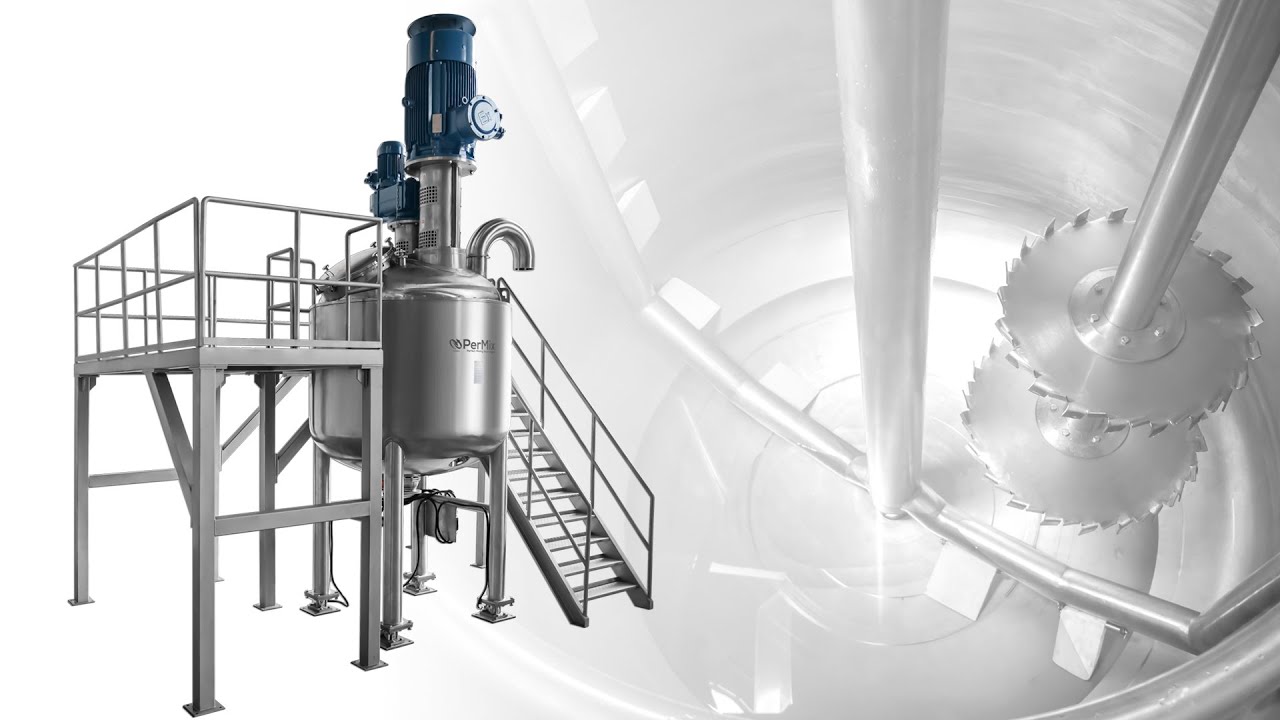 Industrial Vacuum Mixer Dissolver: PerMix PD-2-4000 - YouTube