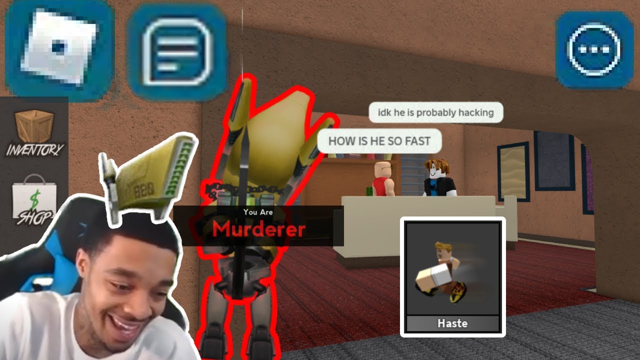 Roblox Murder Mystery FUNNY MOMENTS (1v1) - YouTube
