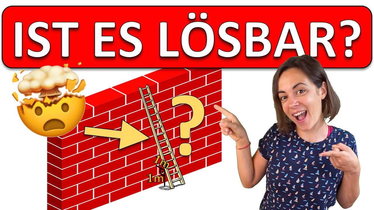 🚀🚀🚀 Das berühmte LEITER PROBLEM! | Kannst du es lösen? - YouTube