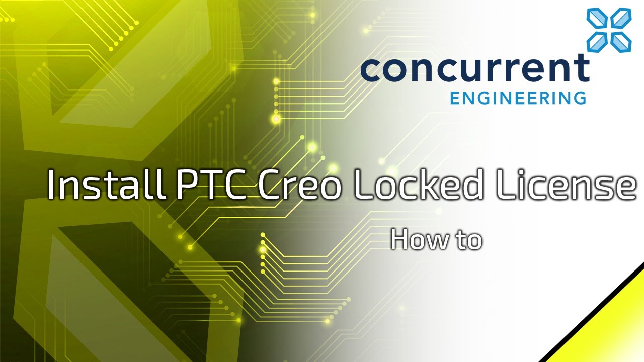 How to Install PTC Creo Locked license - YouTube