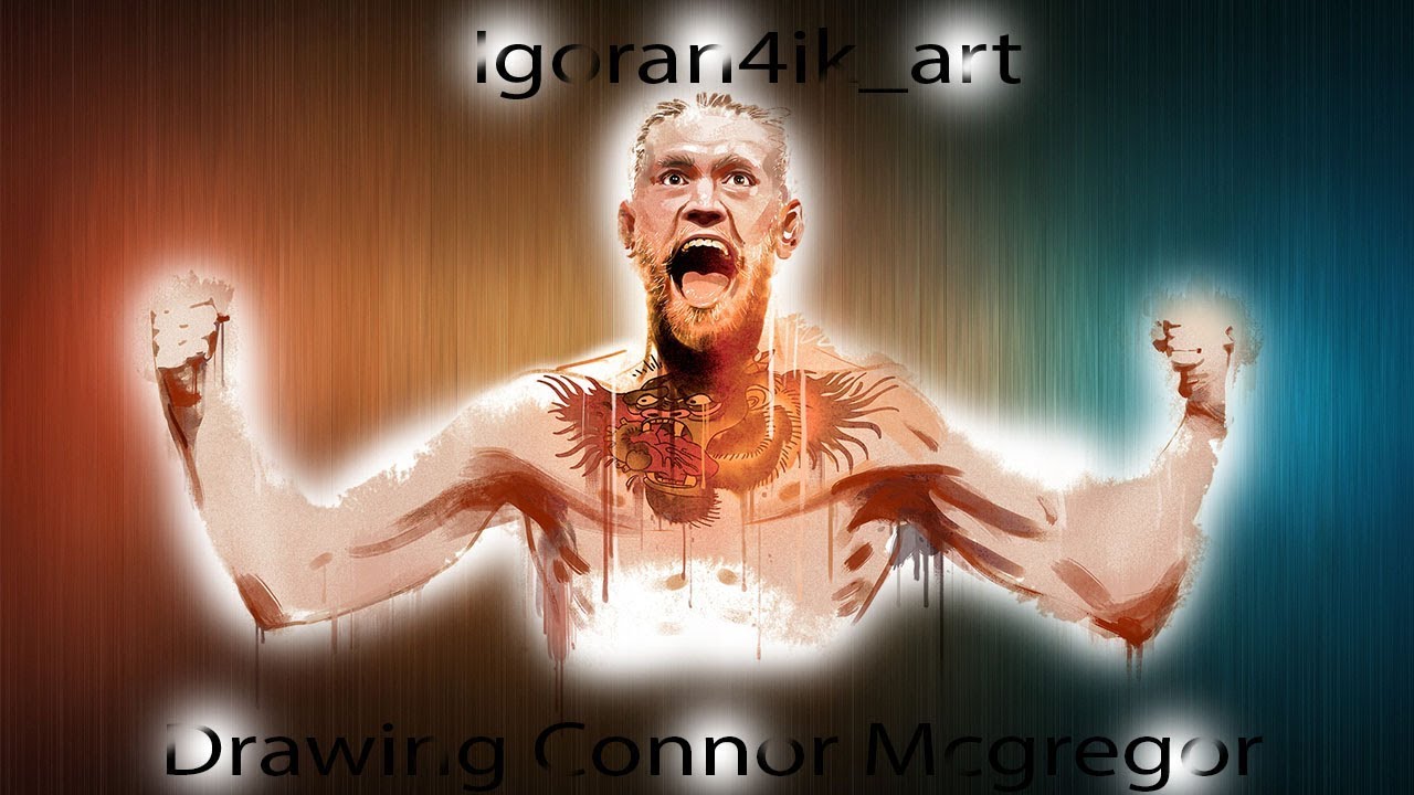 How to draw a Conor Mcgregor - YouTube
