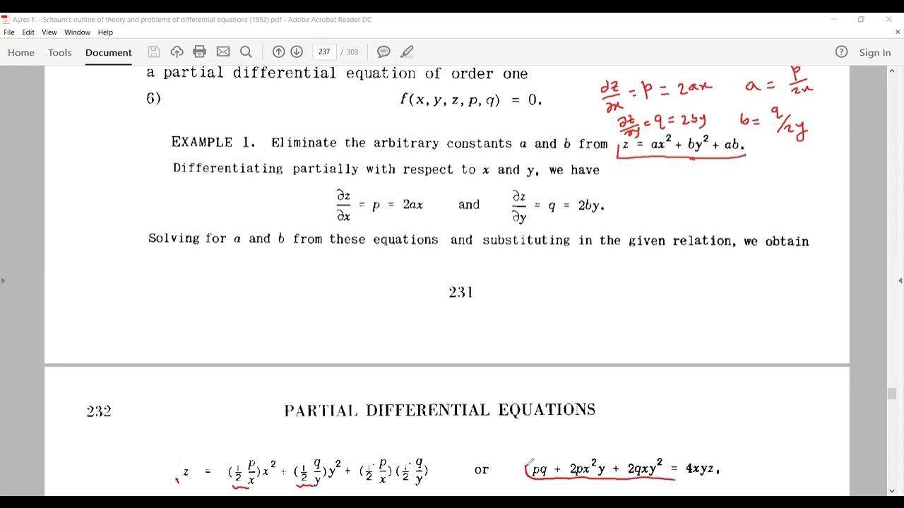 Partial Differential Equation | Lecture - 23 - YouTube