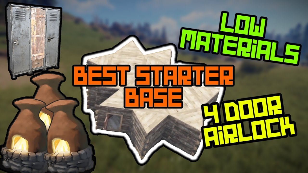 Easiest Solo/Duo Starter Rust Base - YouTube