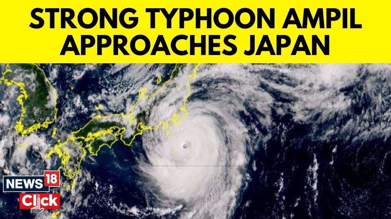 Strong Typhoon Ampil Nears Japan's Kanto Region, Disrupts Flights And ...