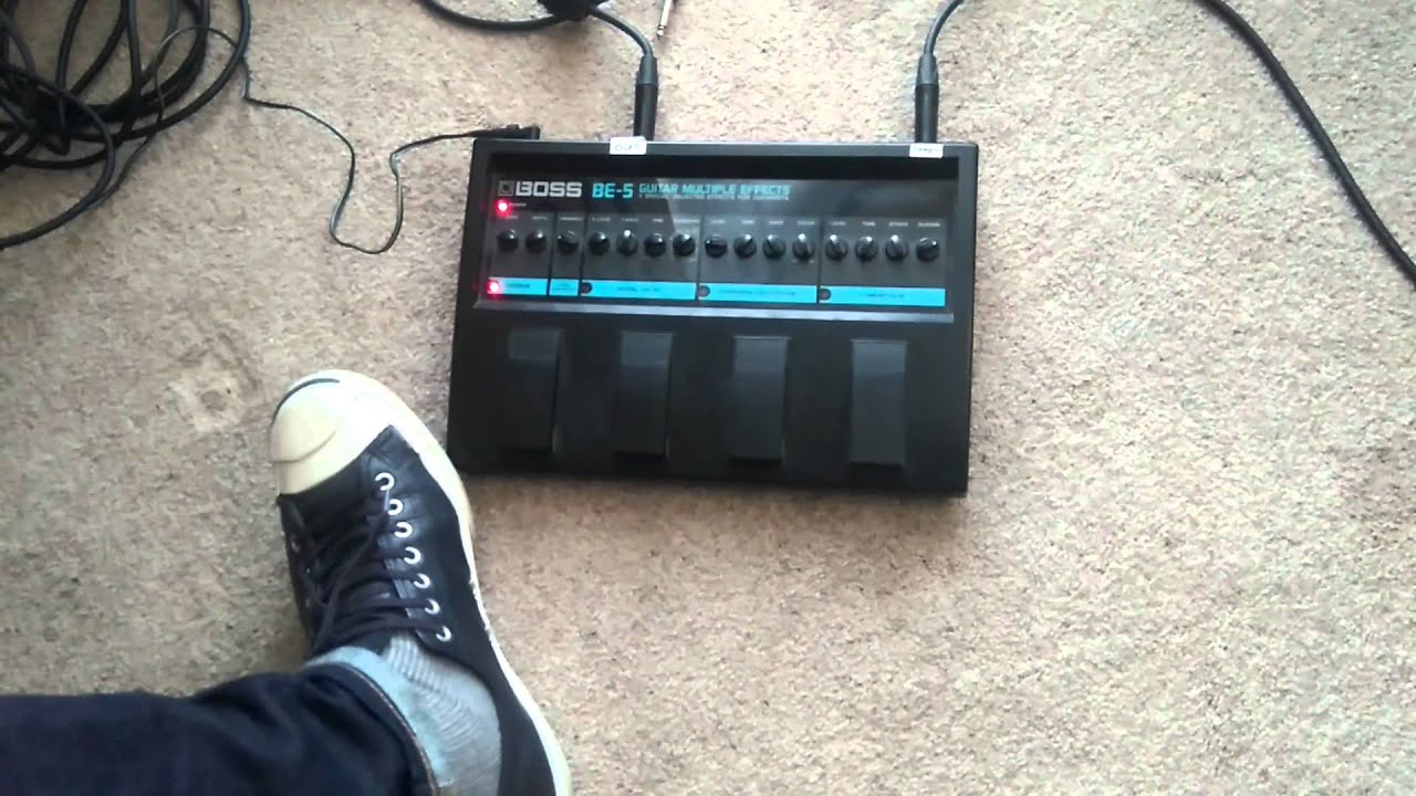 Boss BE - 5 guitar multi effects - YouTube