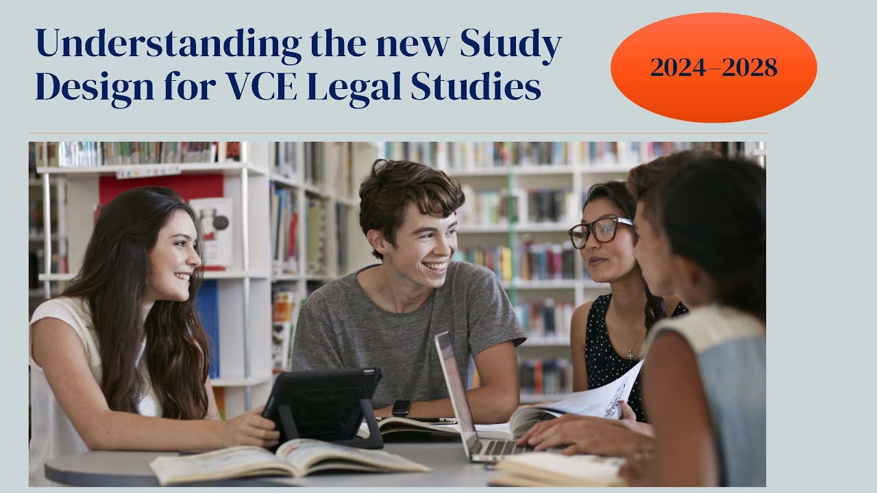 'Understanding the new Study Design for VCE Legal Studies' webinar ...