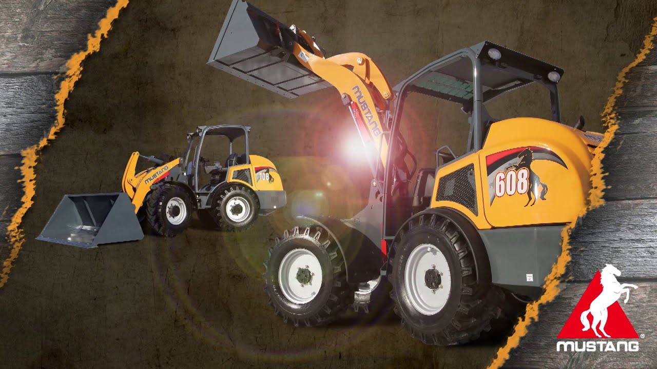 Mustang Large Articulated Loaders - YouTube