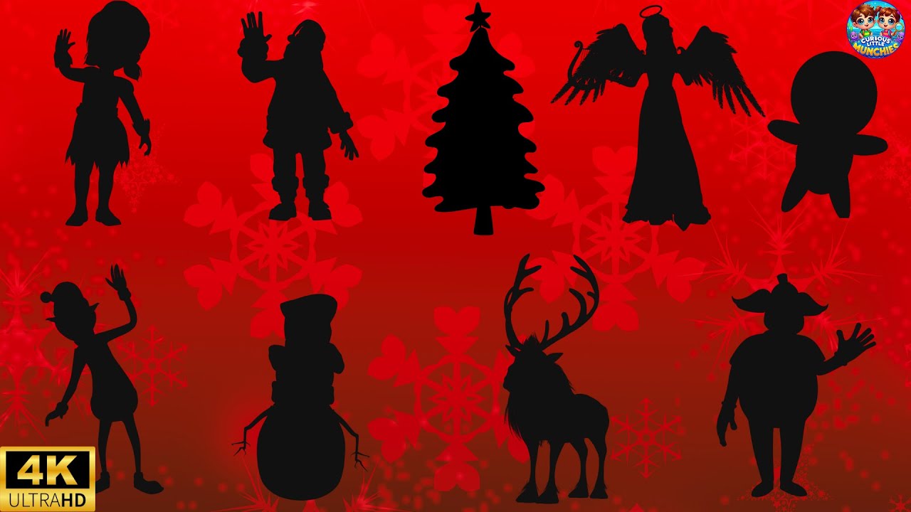 Guess the shadow of the Christmas quiz| shadow game| learning Christmas ...