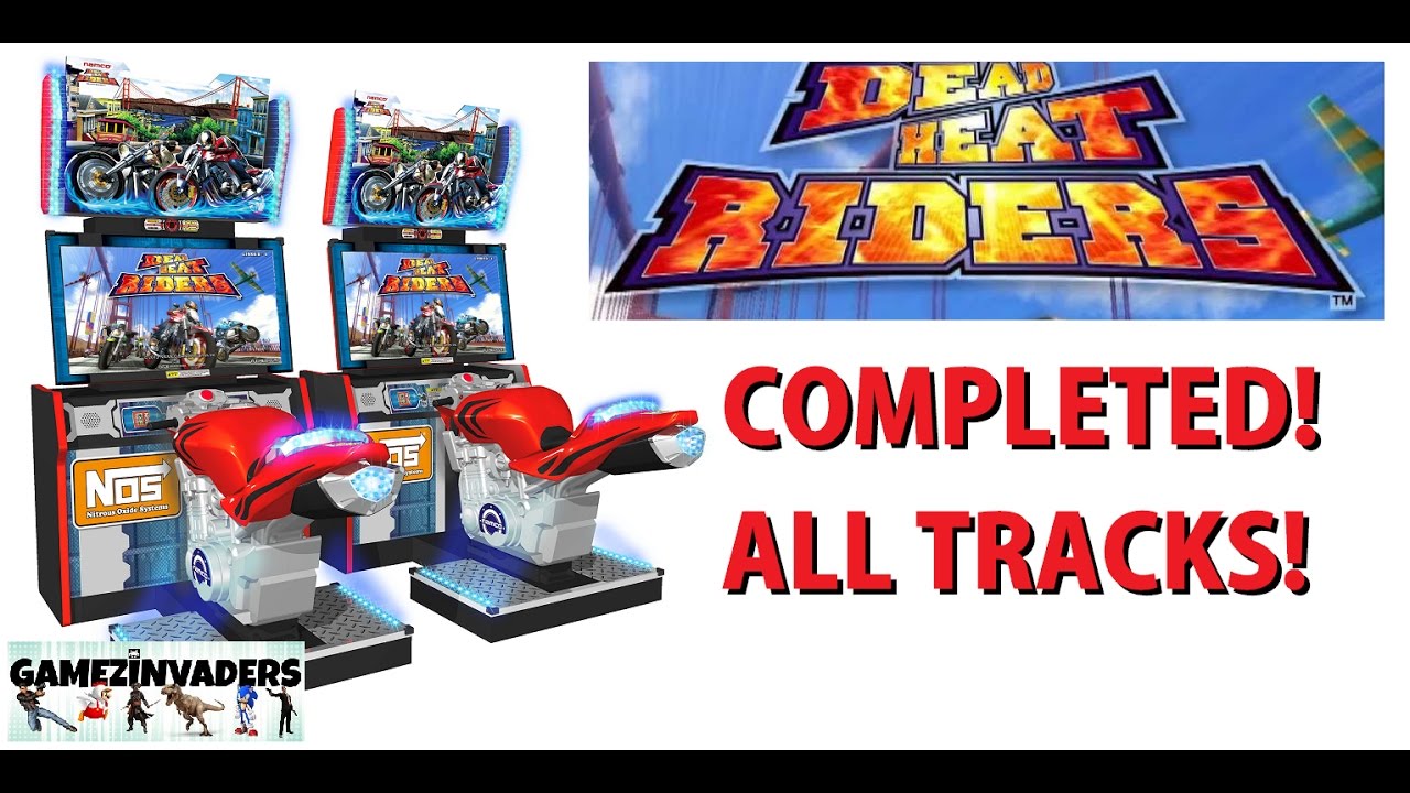 Namco DEAD HEAT RIDERS Completed! Arcade Motorbike Racing Videogame ...