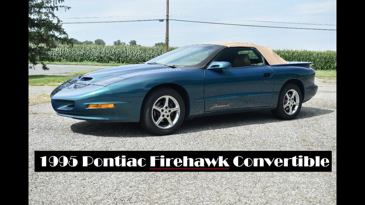 1995 Pontiac Firehawk Convertible - YouTube