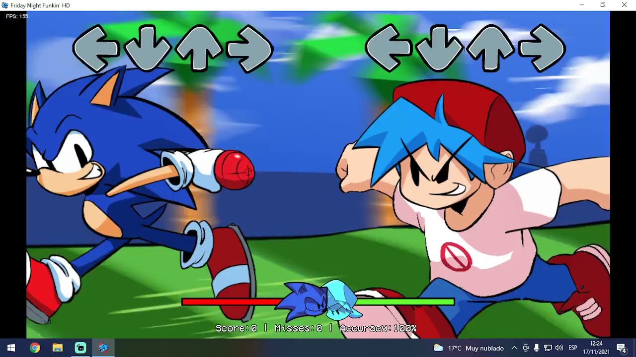 es toy jugando el mod de sonic vs bf - YouTube