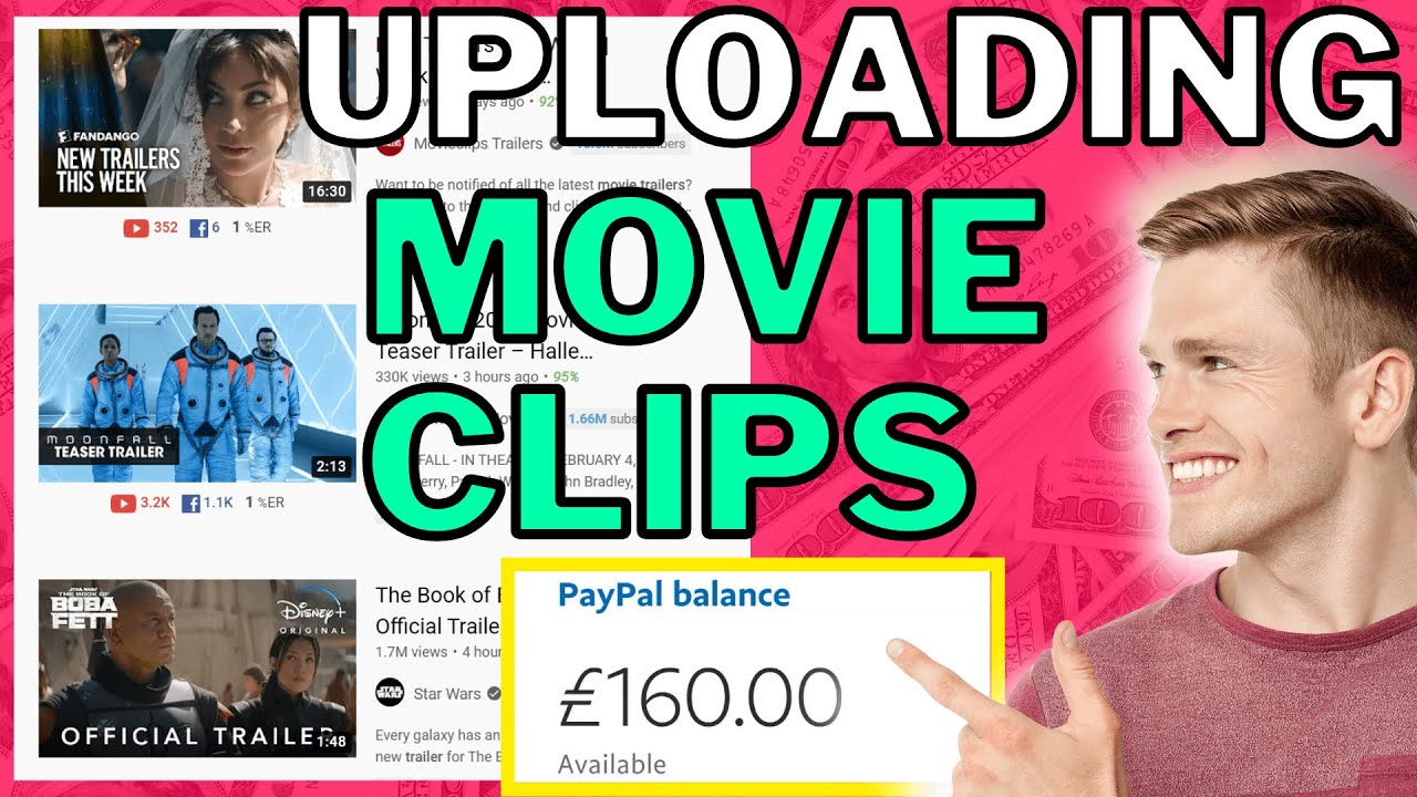 How To Make Money On Youtube By Uploading Movie Clips [Make Money On ...