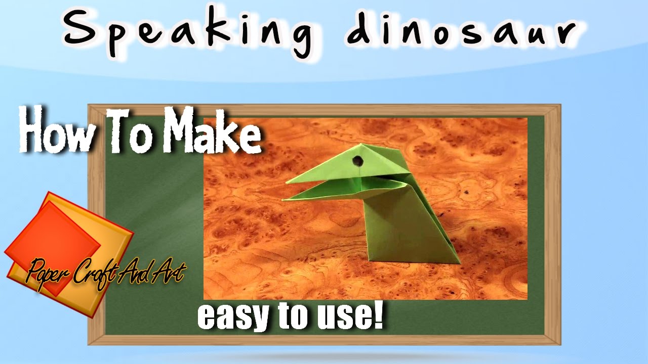 Speaking dinosaur - YouTube