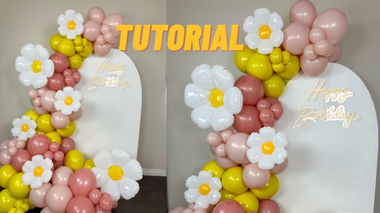 HOW TO MAKE A BALLOON GARLAND | Step By Step Tutorial | Temu Review ...