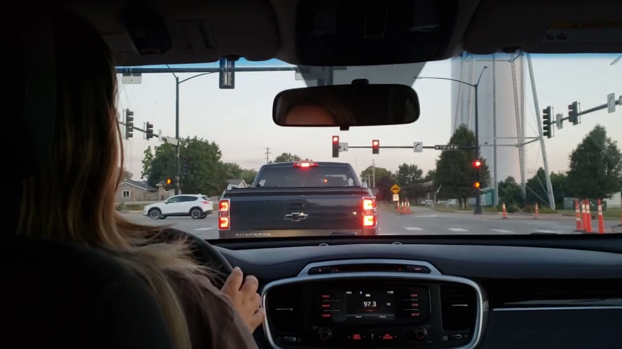 4. left turn at traffic lights - YouTube