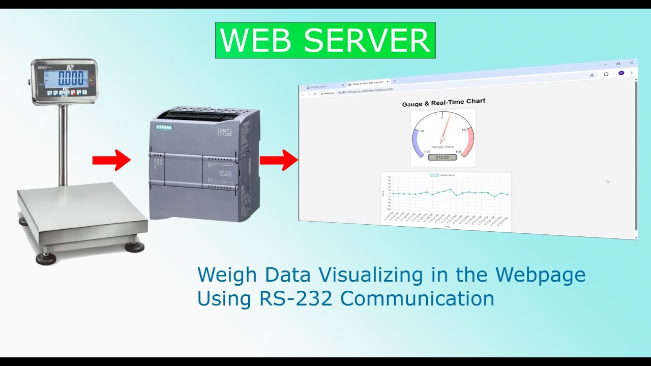 How to Connect Weighing Scale Data to Web Server through Rs-232 in ...