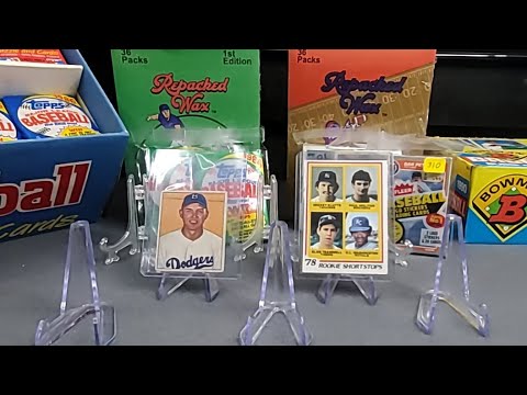 Ripping 1986 topss, 1988 Donruss, and Repack Wax Baseball and Football ...