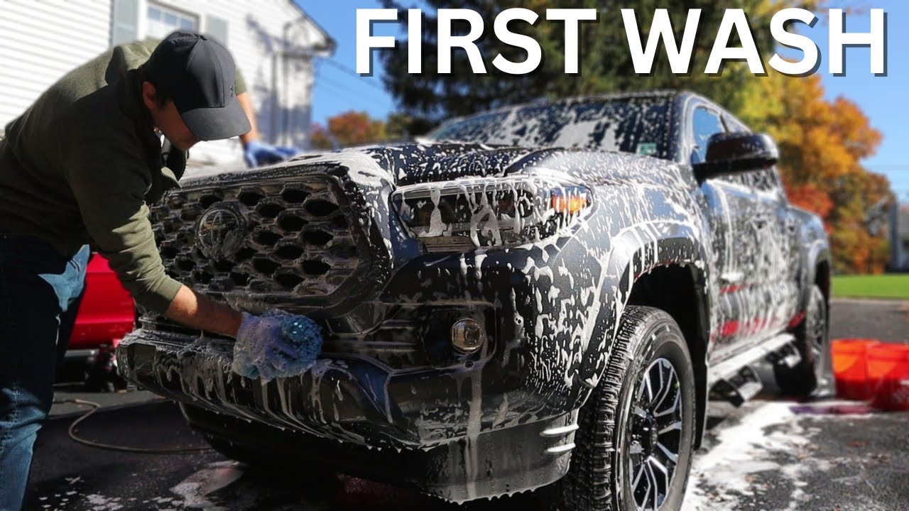 Dirty Toyota Tacoma First EXTERIOR Wash - Auto Detail - YouTube