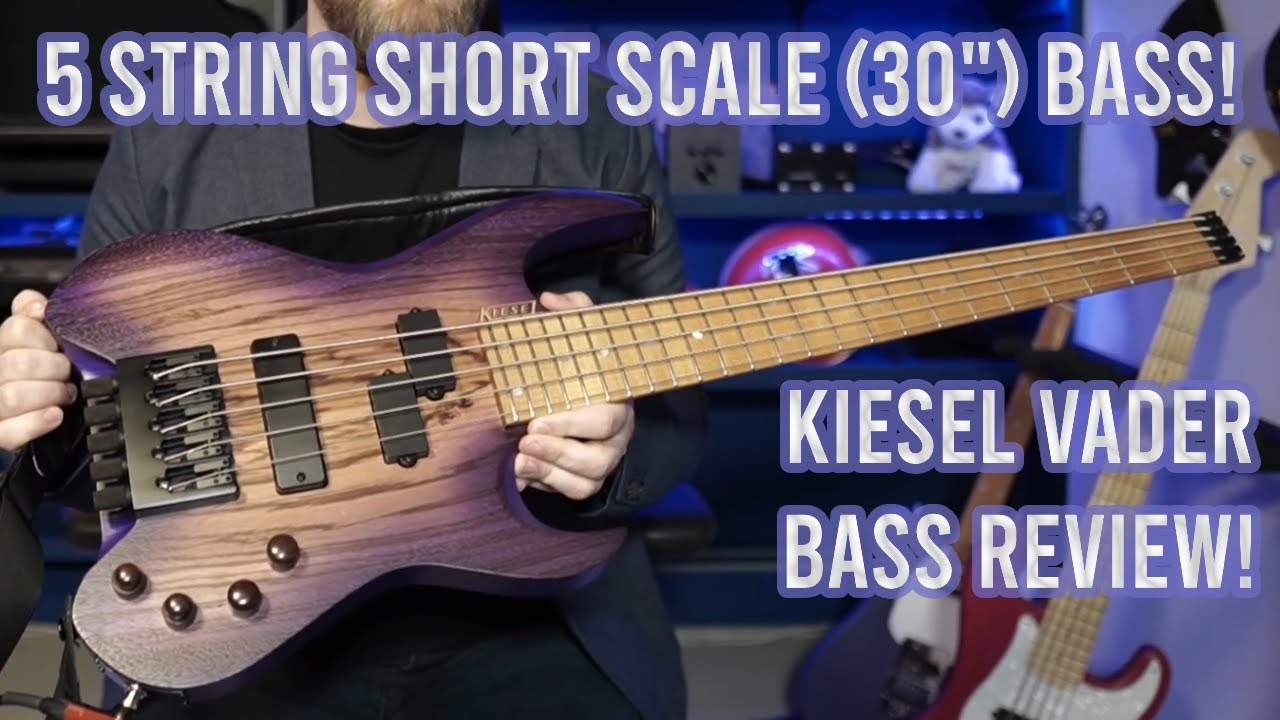 Short Scale 5 STRING bass??? (Kiesel Vader 5 Review) - YouTube
