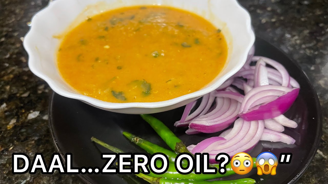 “Zero Oil Dal | Healthy Masoor Dal Recipe” - YouTube