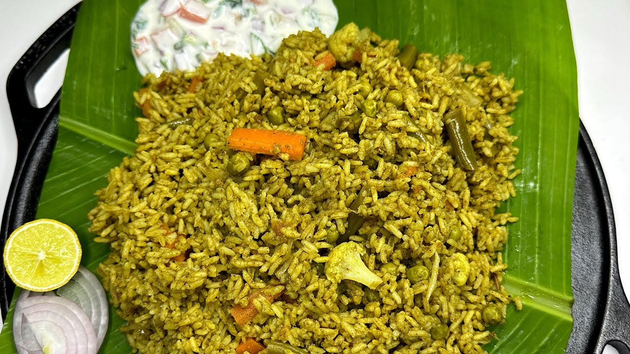 Delicious Quick Veg Pulao Recipe| Palav Recipe| Hotel Style Vegetable ...