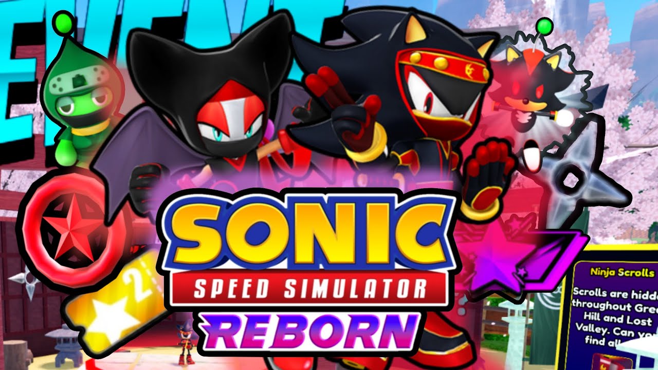 NINJA SHADOW и KUNOICHI ROUGE🌸⭐🥷 | Sonic Speed Simulator |🌱 - YouTube