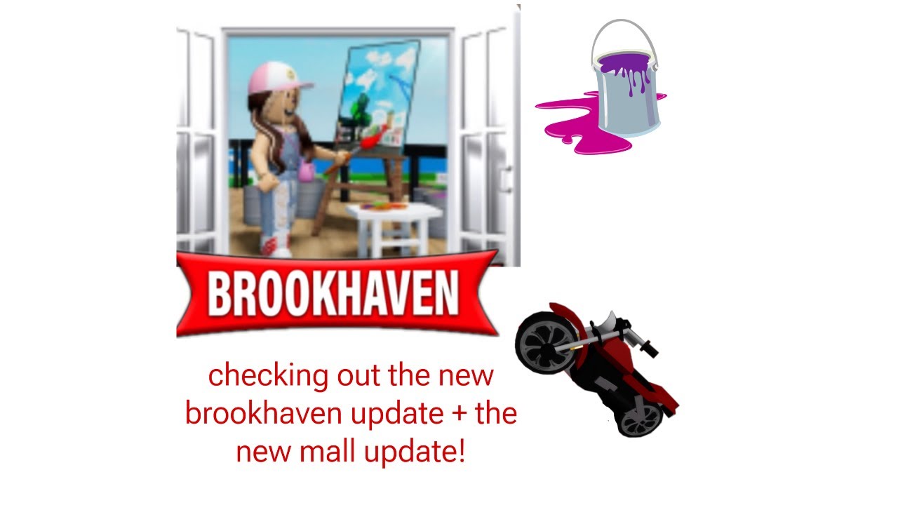 Checking out the new brookhaven update + the new mall update in Roblox ...