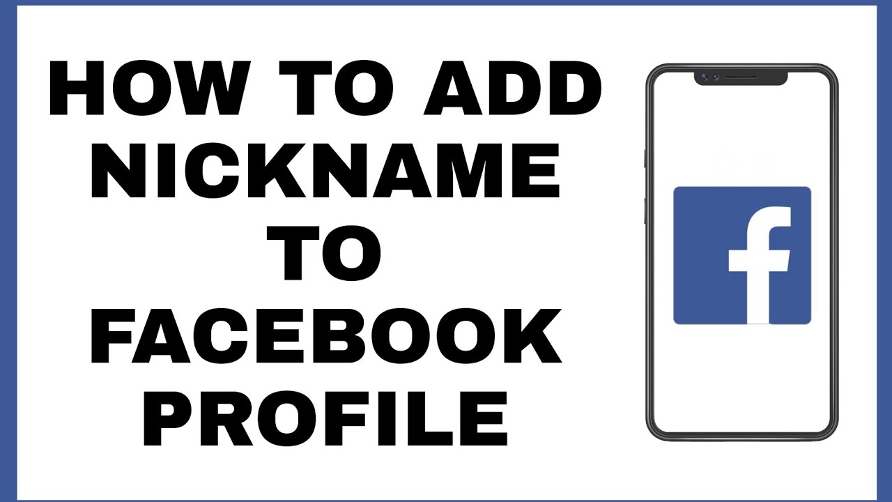 How to Add Nick Name to your Facebook Profile. - YouTube
