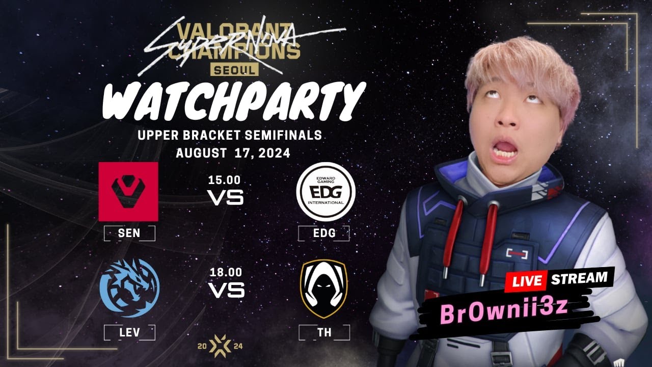 SEN vs EDG - LEV vs TH Champions Seoul - Playoffs | Watchparty VALORANT - YouTube