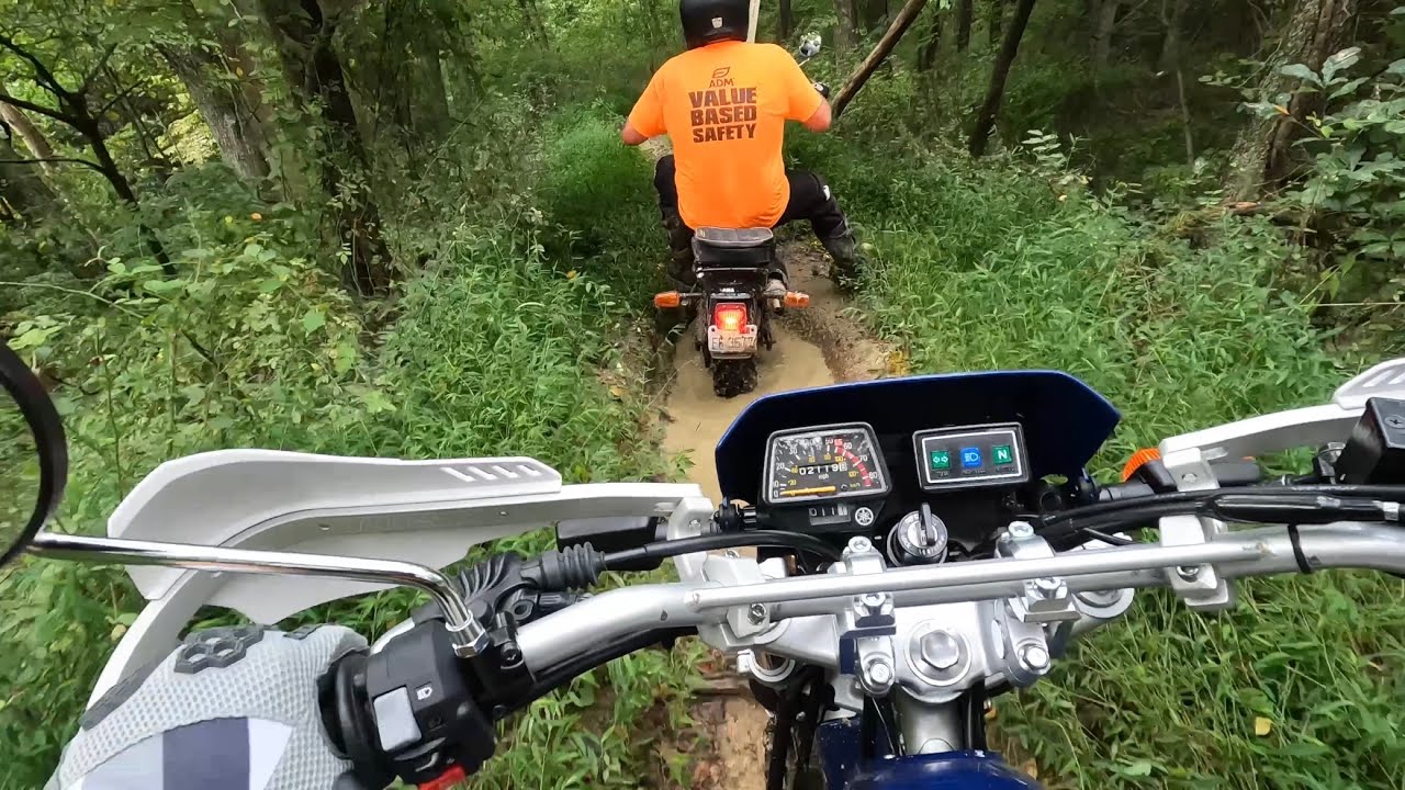 Yamaha TW 200 action #4 (like a rented mule) - YouTube