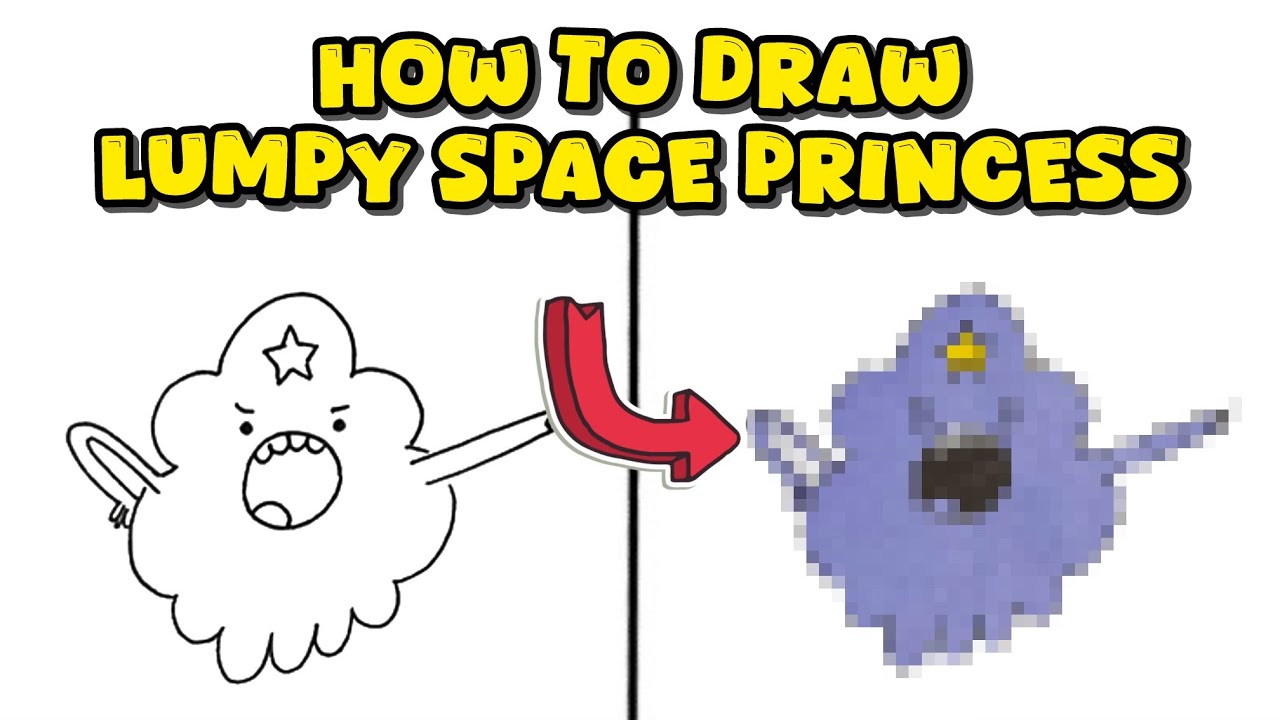 How to Draw Lumpy Space Princess from Adventure Time – Cartoon Art ...