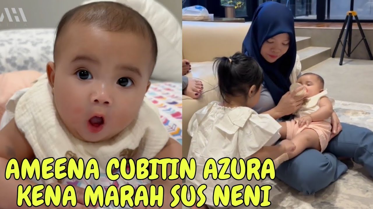 LIVE MALAM AMEENA CUBITIN AZURA KENA MARAH PAPA SUS NENI - YouTube