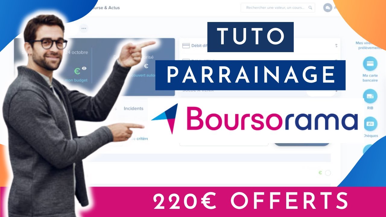 2025 : Parrainage Boursorama 200€ de prime : LE TUTO - YouTube