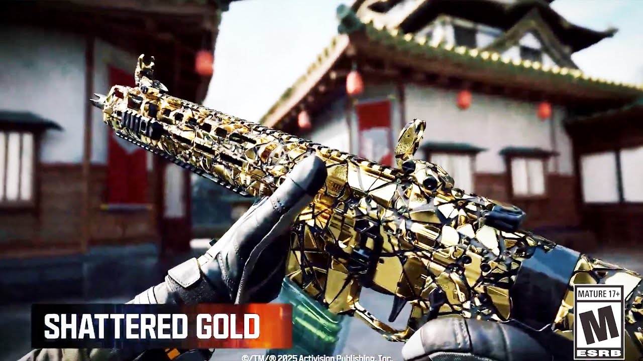 Black Ops 7 BO7 Multiplayer Mastery Camos - Shattered Gold, Arclight ...