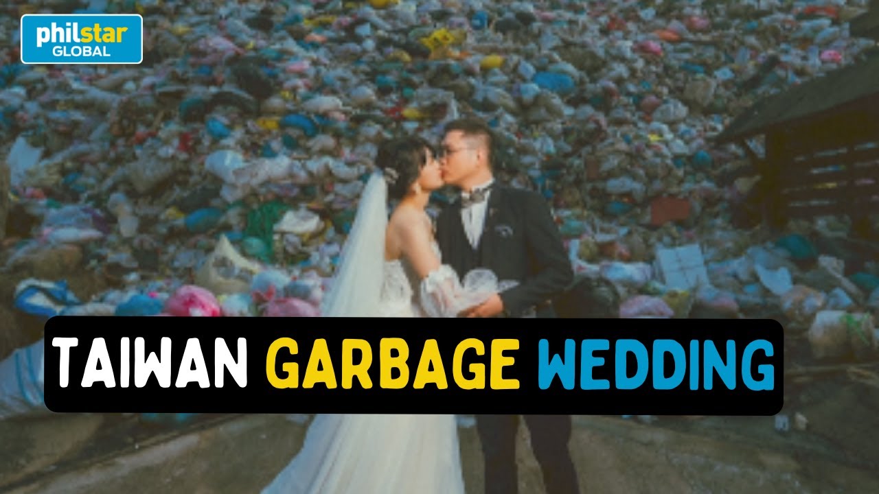 'Til trash do us part': Taiwan couple embraces garbage wedding shoot ...