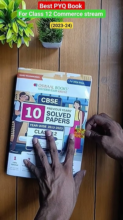 Best PYQ Book For Class 12 Commerce 2024 | CBSE Class 12 Commerce pyq ...
