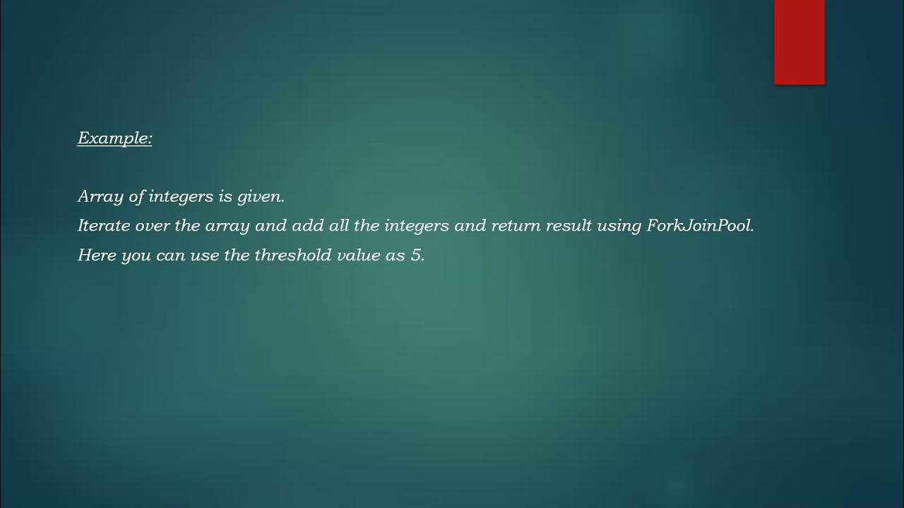 Java ForkJoinPool/RecursiveTask - YouTube