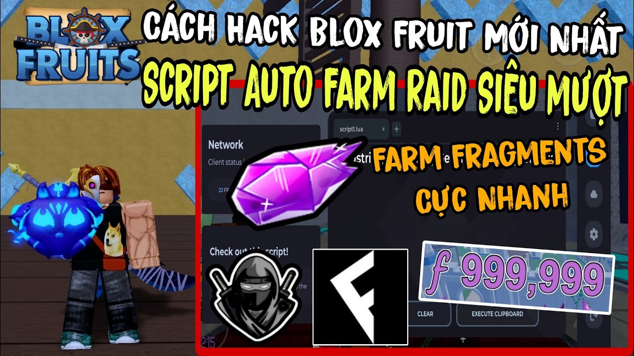 Cách Hack Blox Fruit Update 21 Mới Nhất Script Auto Farm Raid Farm ...