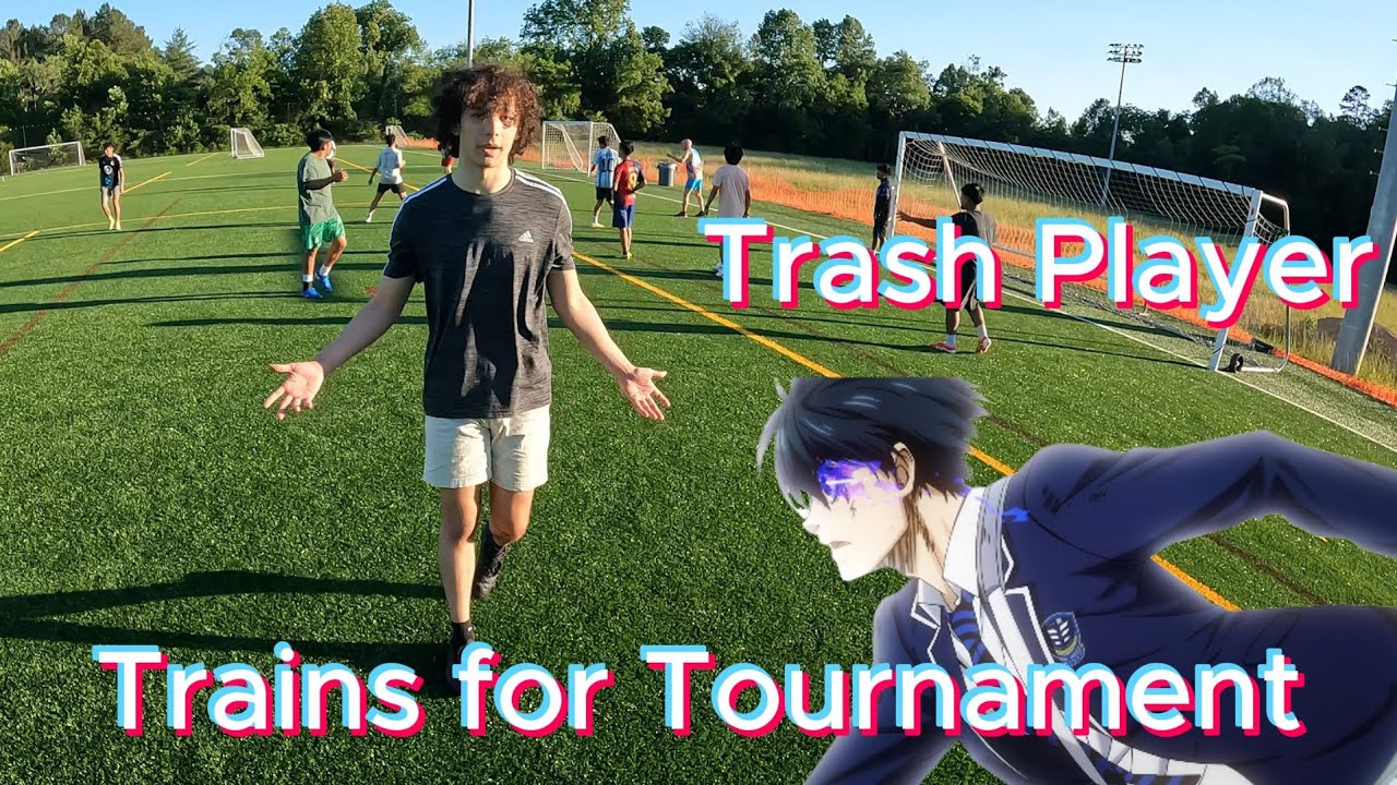 Trash Football Player Trains for Upcoming Tournament | Soccer Session ...