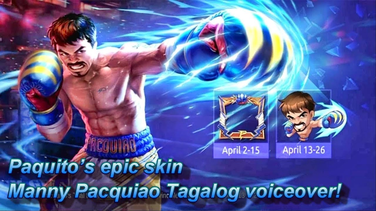 Paquito New Skin | Manny Pacquiao | Mobile Legends: Bang Bang - YouTube
