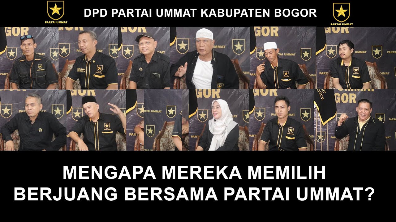 MENGAPA MEREKA MEMILIH BERJUANG BERSAMA PARTAI UMMAT? - DPD PARTAI ...