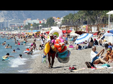 40 derece sıcakta ekmek mücadelesi veriyorlar