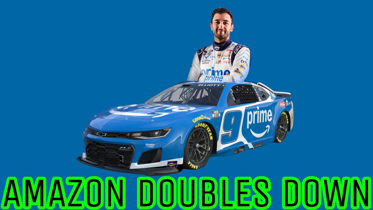 Amazon Prime Video will sponsor Chase Elliott and the No. 9 leading up ...