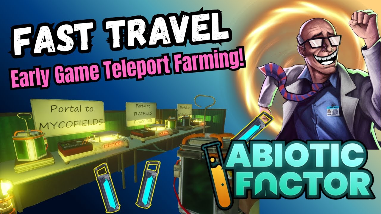 Get Materials FAST with This Personal Teleporter Setup | Abiotic Factor ...