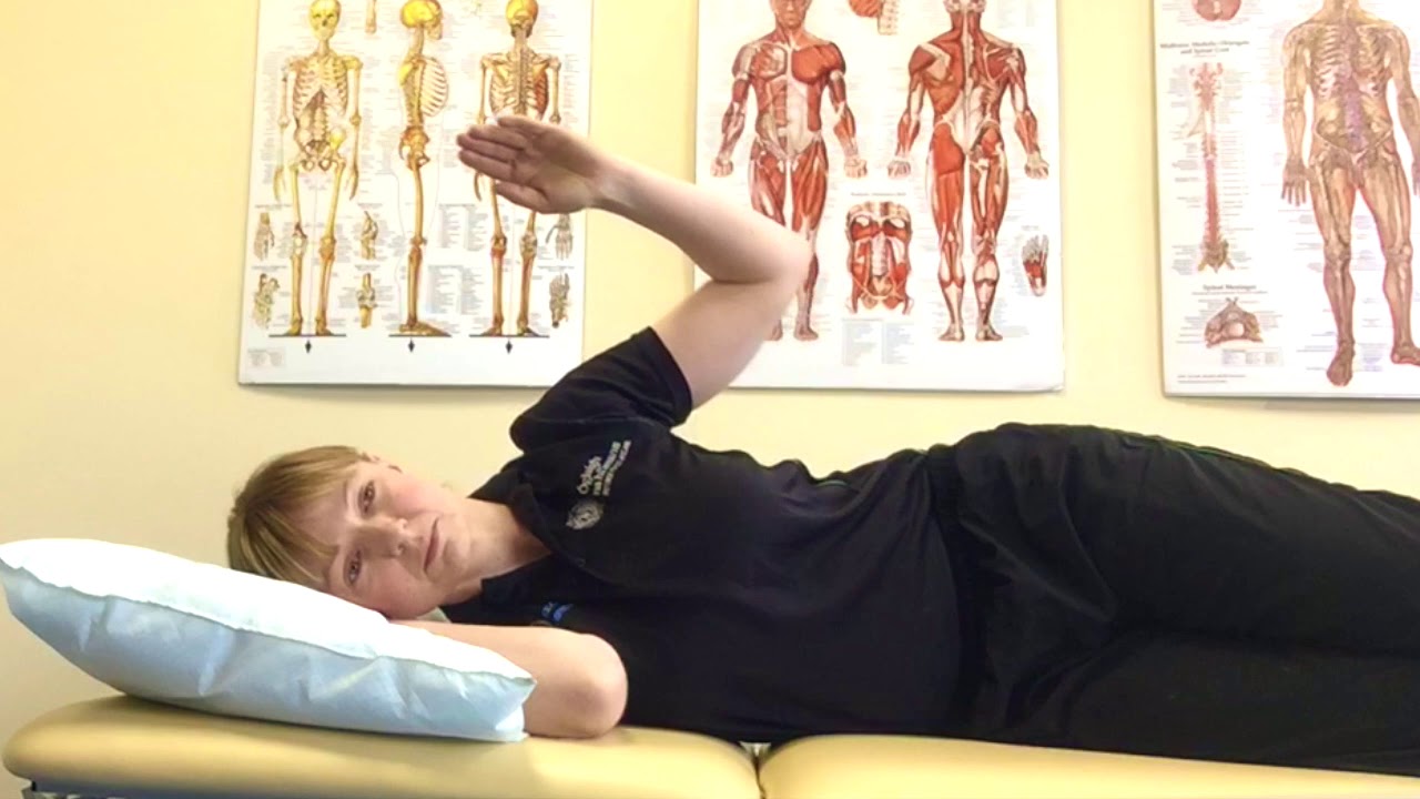 Short-Lever Abduction in Side Lying - YouTube