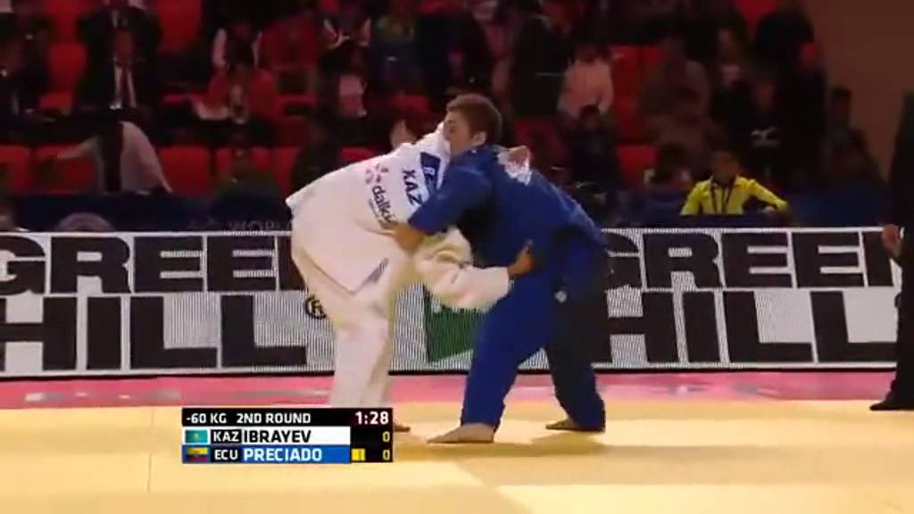 60 kg 40 IBRAYEV, Rustam KAZ PRECIADO, Lenin ECU WChS Astana 2015 - YouTube